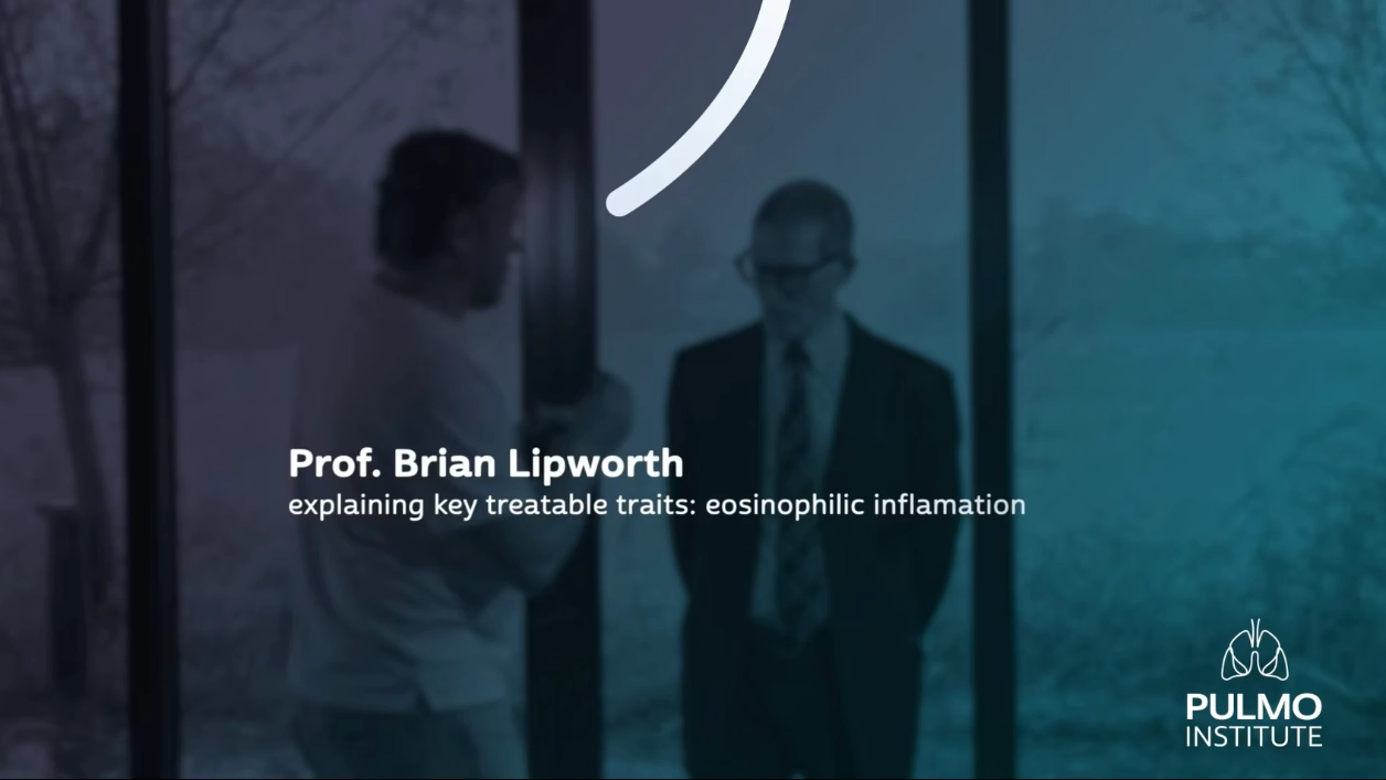 Expert explaining key treatable traits in COPD: eosinophilic ...